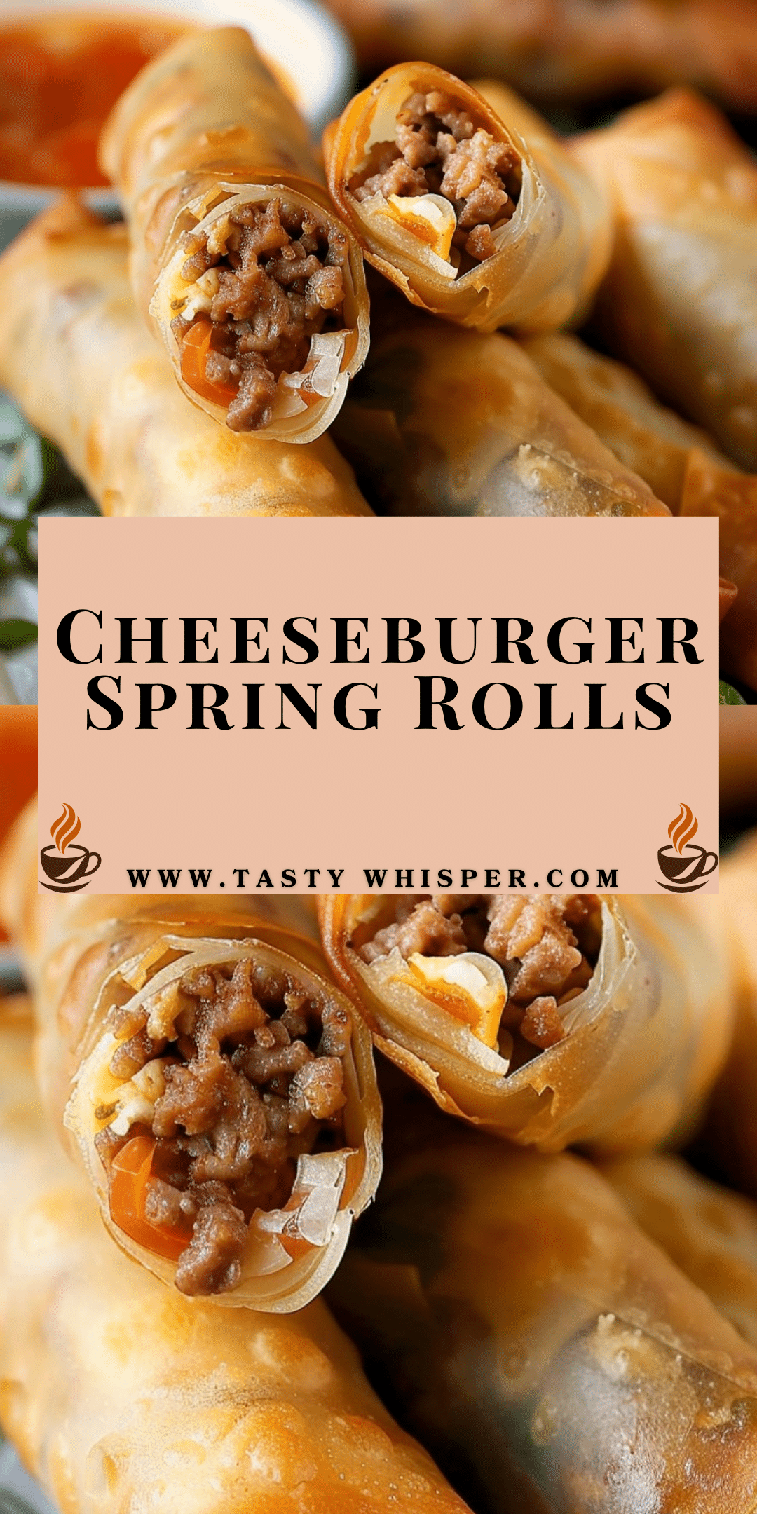 Cheeseburger Spring Rolls | Tasty Whisper