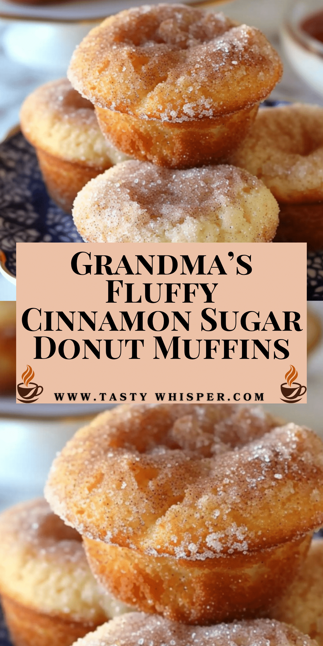 Fluffy Cinnamon Sugar Donut Muffins | Tasty Whisper