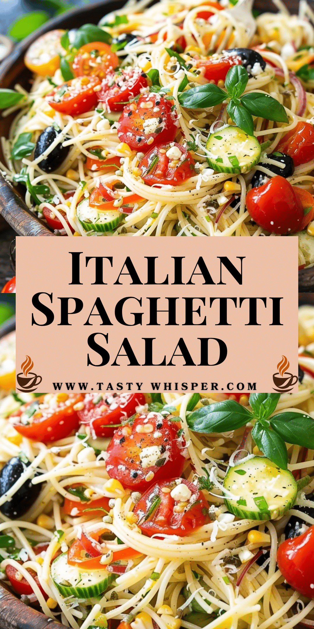 Italian Spaghetti Salad | Tasty Whisper
