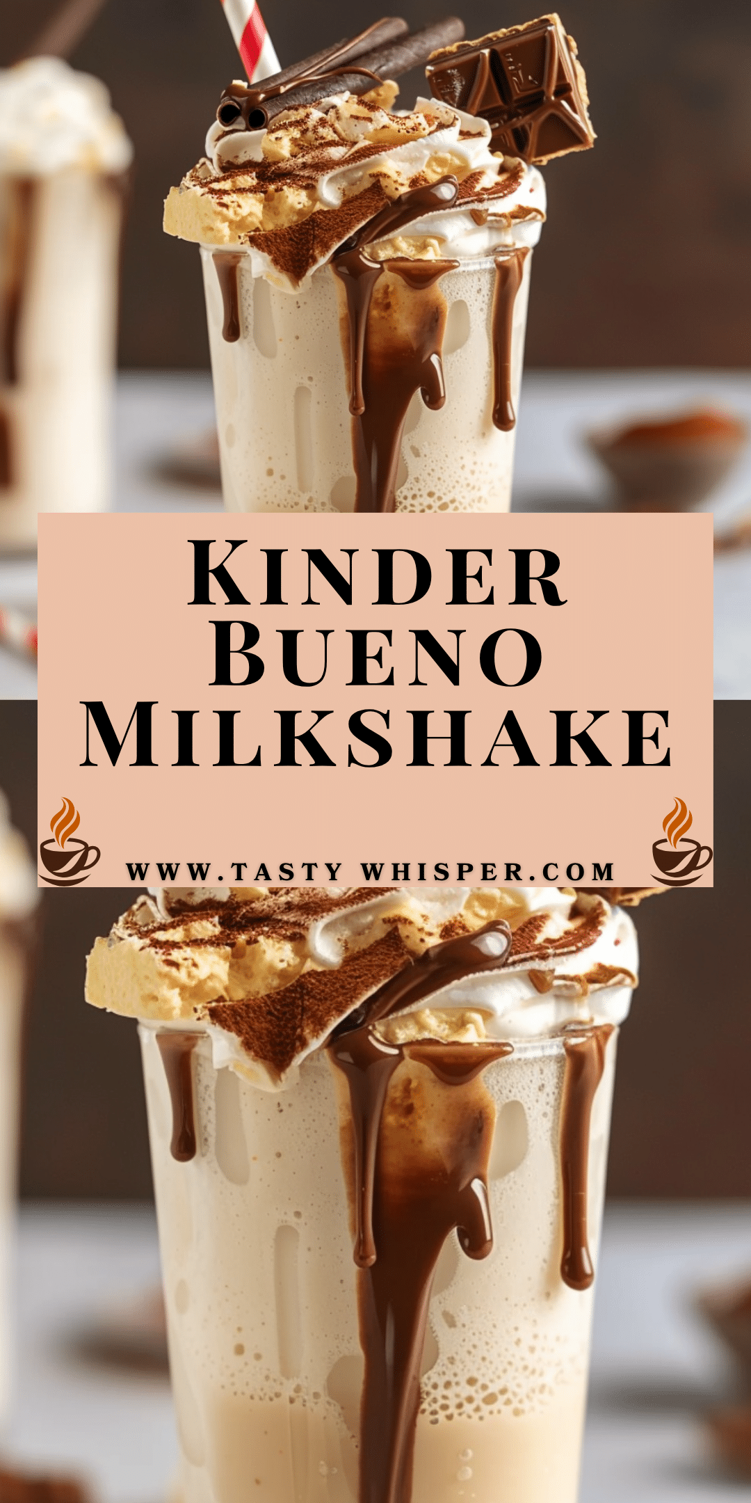 Kinder Bueno Milkshake | Tasty Whisper
