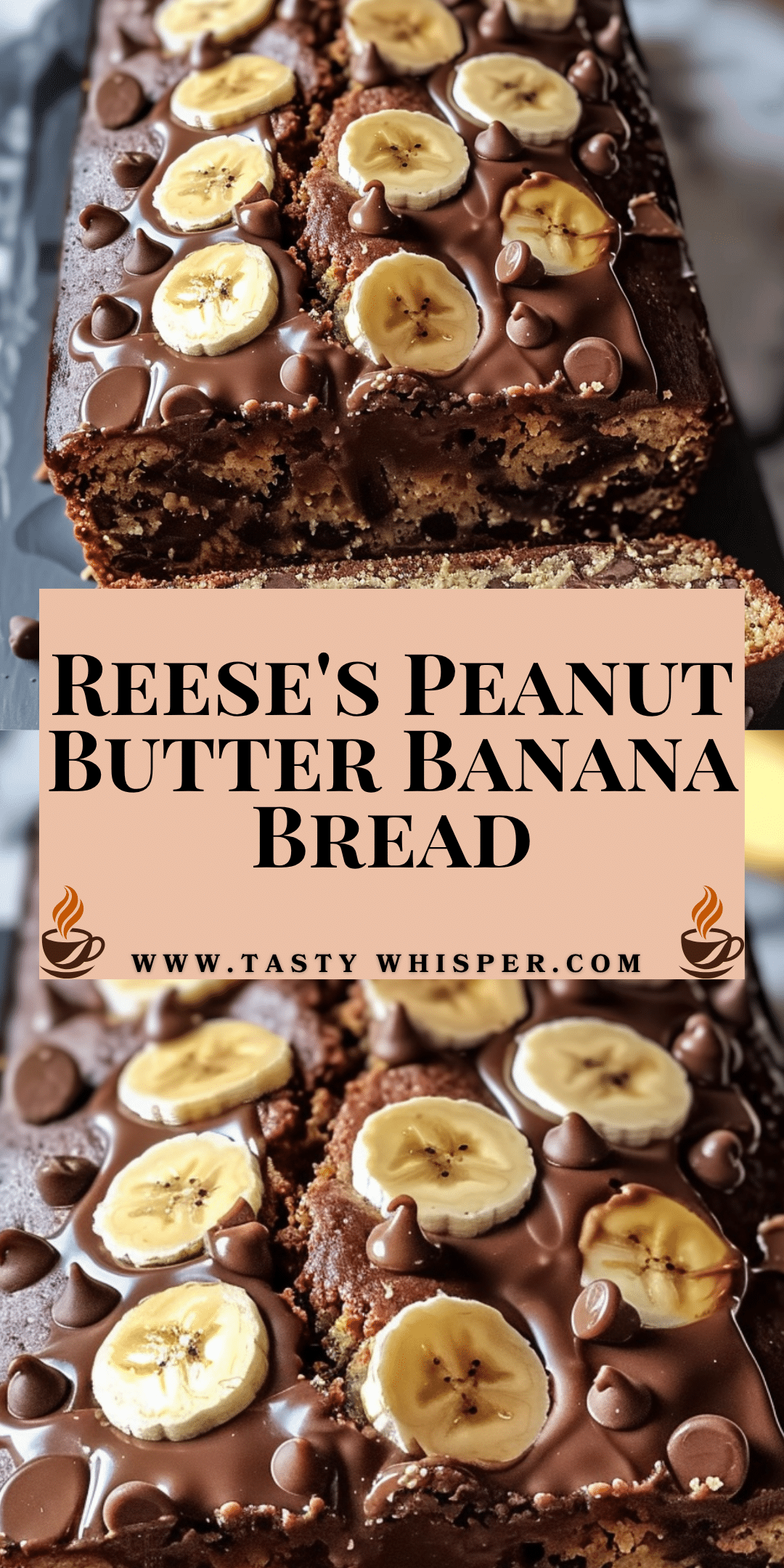 Reese's Peanut Butter Banana Bread | Tasty Whisper