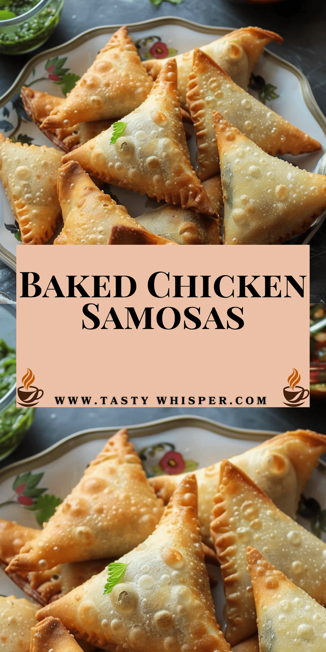 Baked Chicken Samosa | Tasty Whisper
