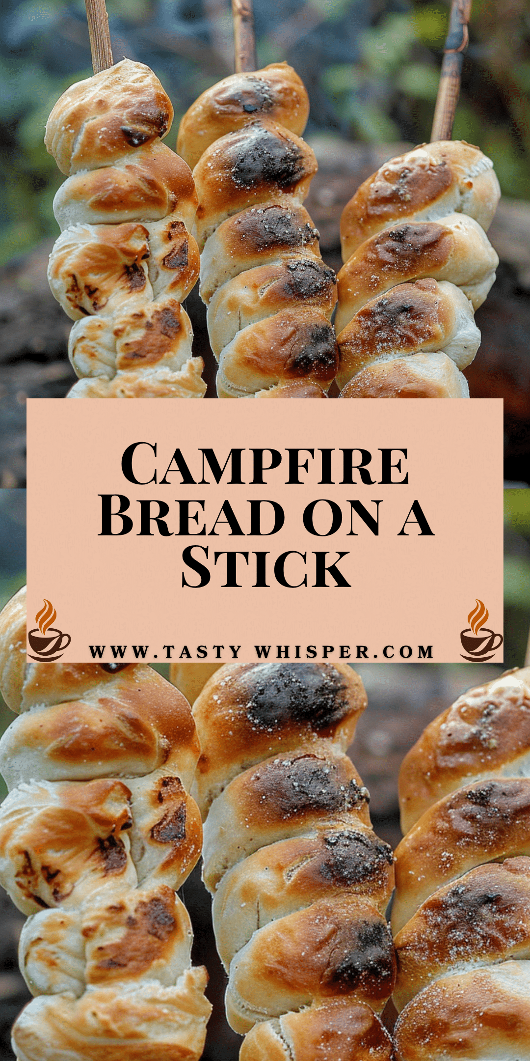 Campfire Bread on a Stick | Tasty Whisper