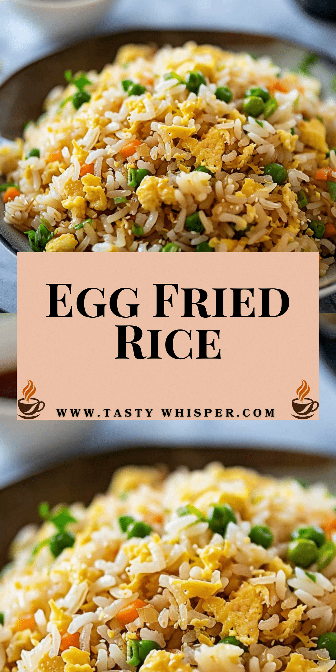 Easy Egg Fried Rice | Tasty Whisper