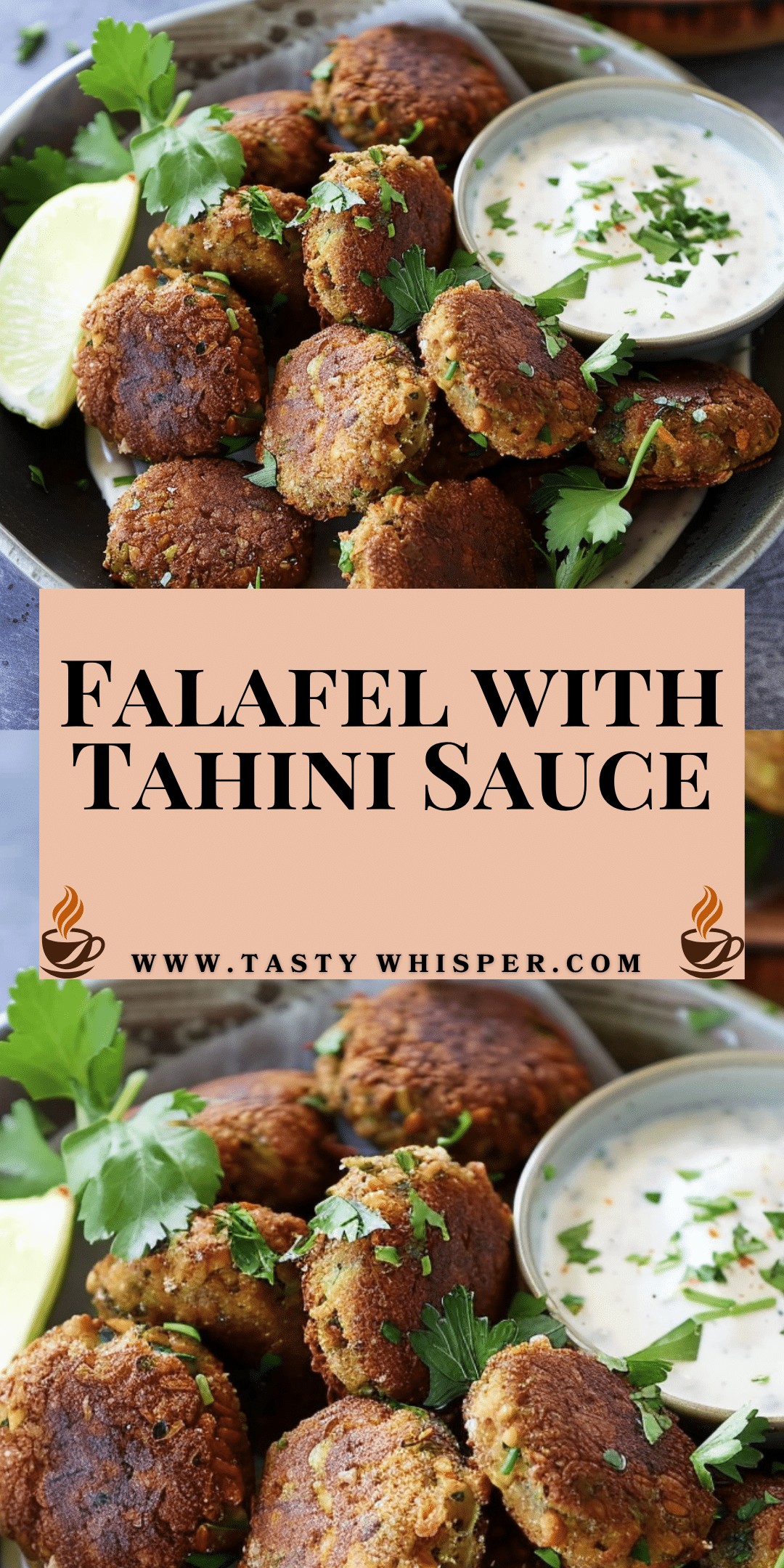 Falafel with Tahini Sauce | Tasty Whisper