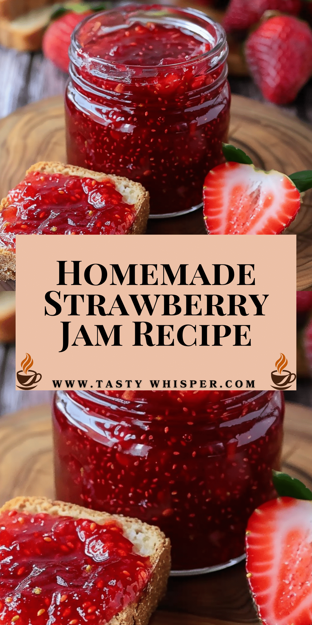 Homemade Strawberry Jam Recipe | Tasty Whisper