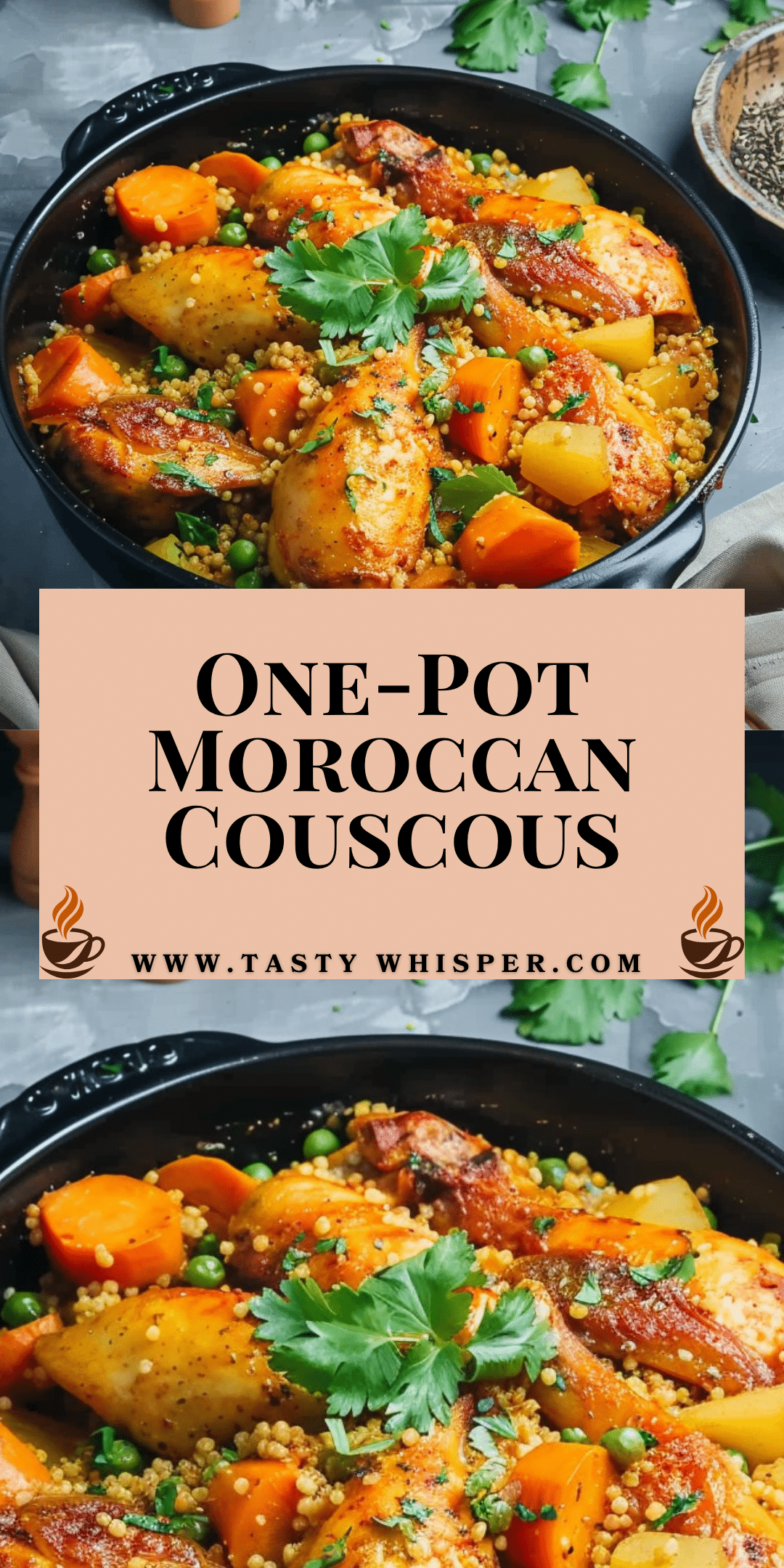 One-Pot Moroccan Chicken Couscous | Tasty Whisper